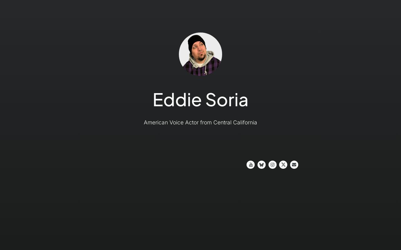 Eddie Soria || American Voice Actor
